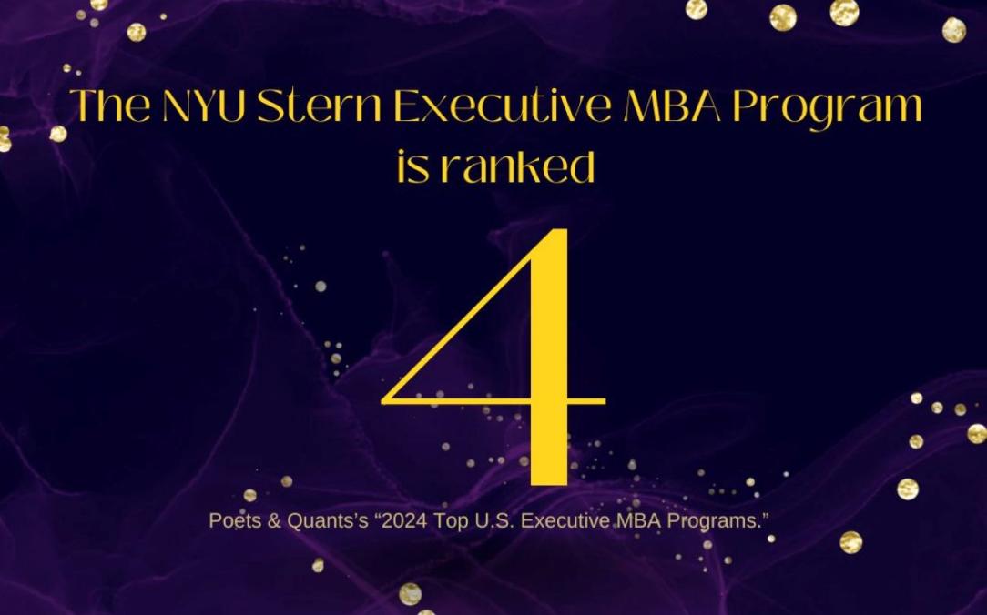 Executive MBA Program - NYU Stern